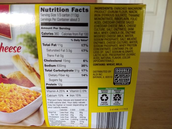 Cheese Club Shells and Cheese | Aldi Reviewer