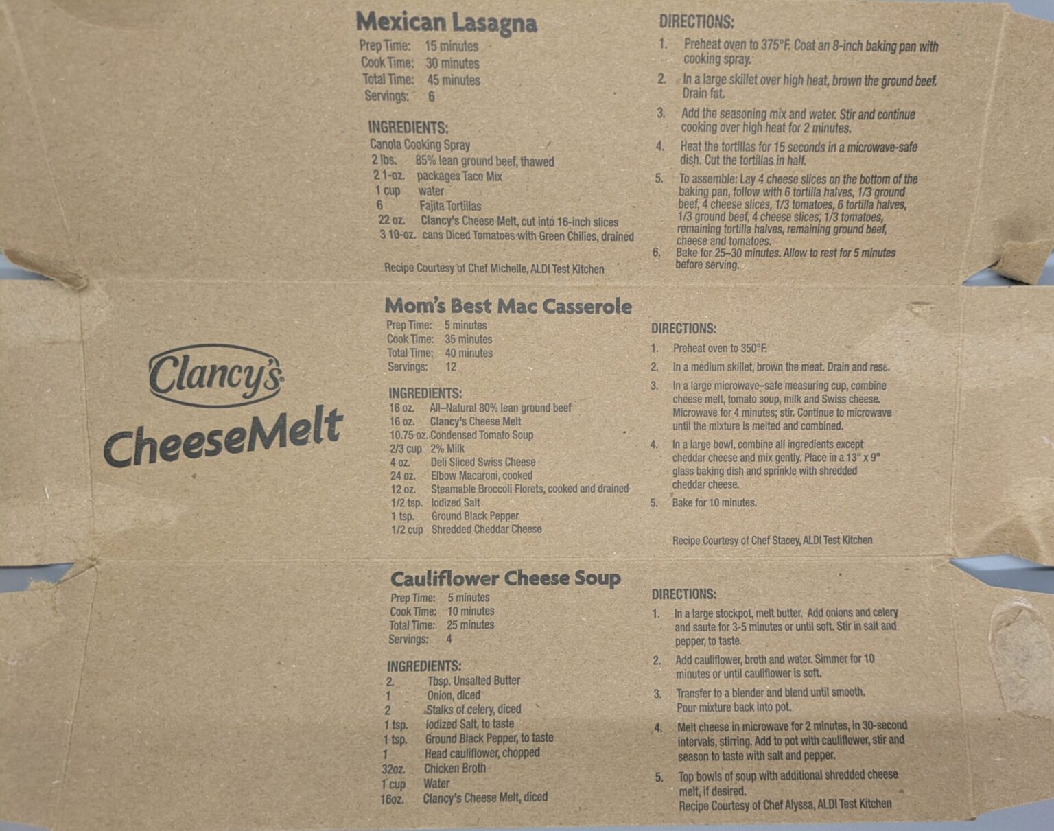 Clancy's Cheese Melt | Aldi Reviewer