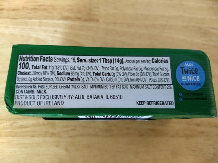 Countryside Creamery Pure Irish Butter | Aldi Reviewer