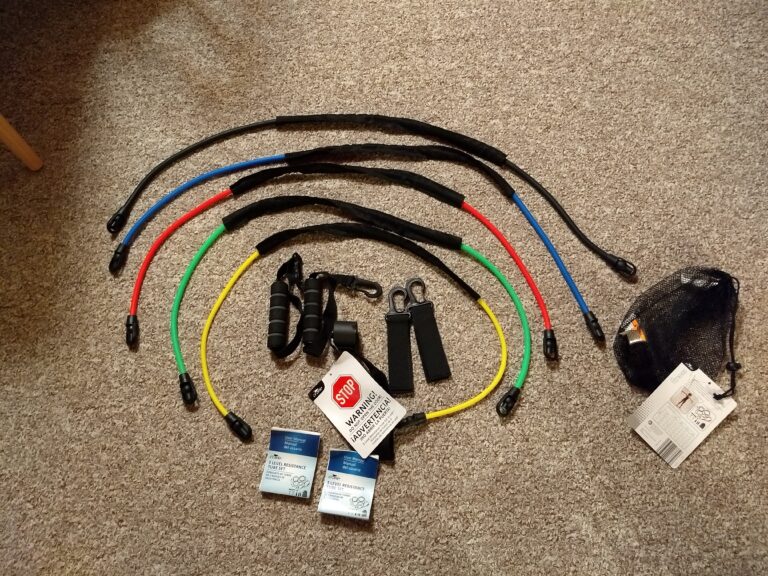 Crane Fitness 5 Level Resistance Tube Set | Aldi Reviewer