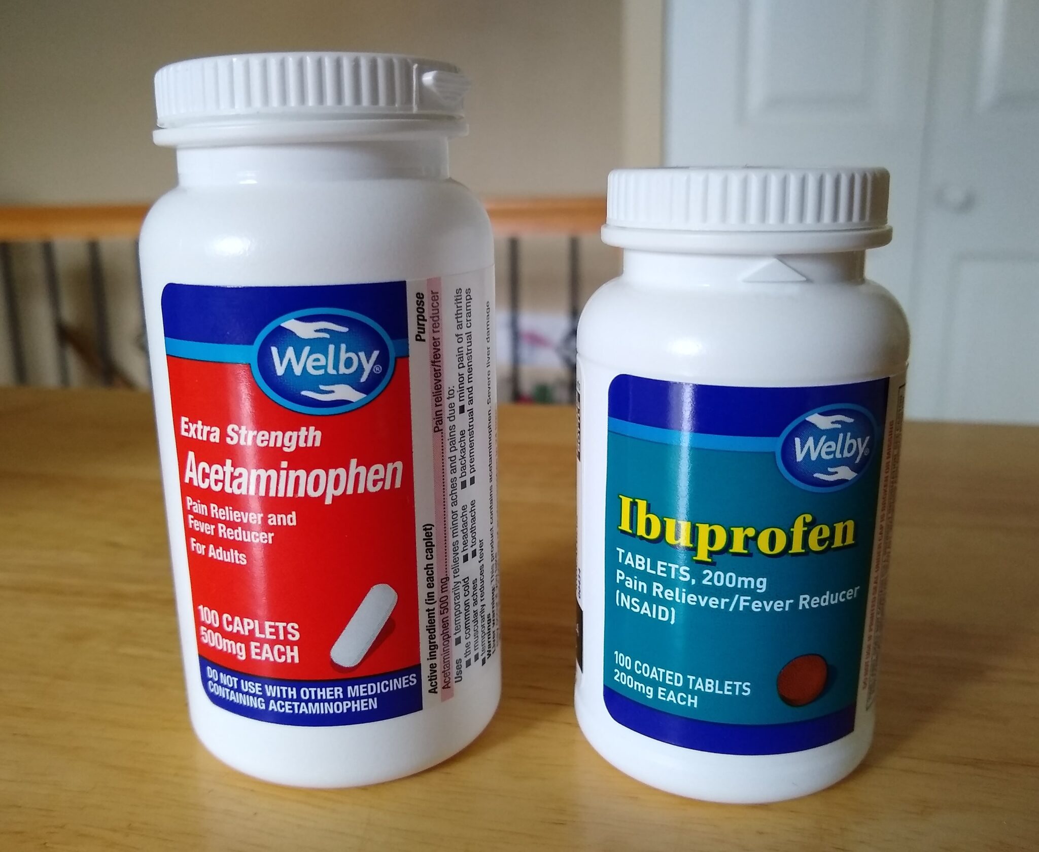 Welby Extra Strength Acetaminophen + Welby Ibuprofen | Aldi Reviewer
