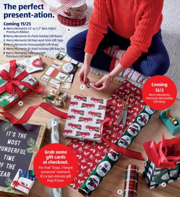 Aldi Gift Wrap Options for 2020 | Aldi Reviewer