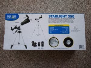 Explore One Starlight 350 Compact Telescope with Pan Handle Full Length ...