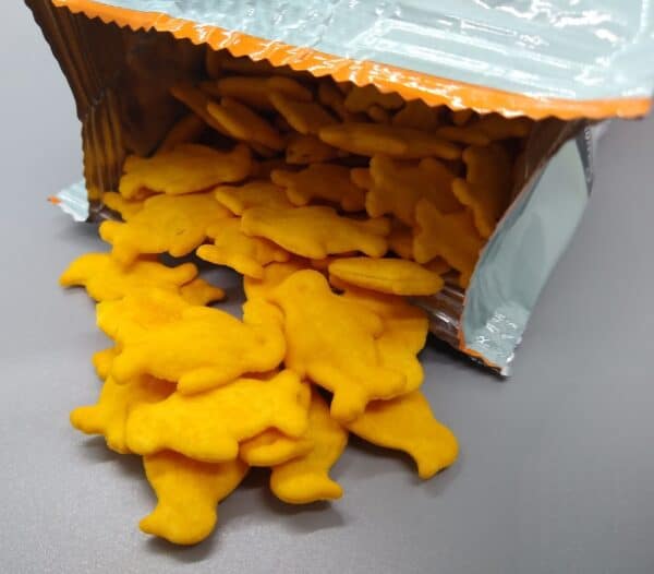 Savoritz Penguins Baked Cheddar Snack Crackers | Aldi Reviewer