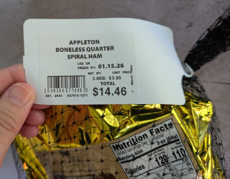 Appleton Farms Hickory Smoked Boneless Spiral Sliced Ham | Aldi Reviewer