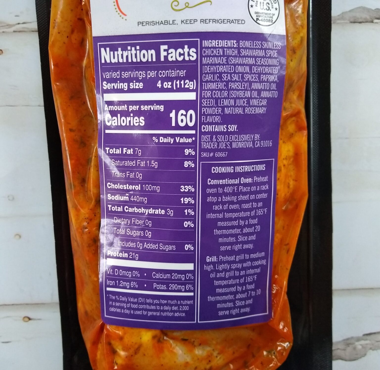 Trader Joe's Shawarma Chicken Thighs | Aldi Reviewer