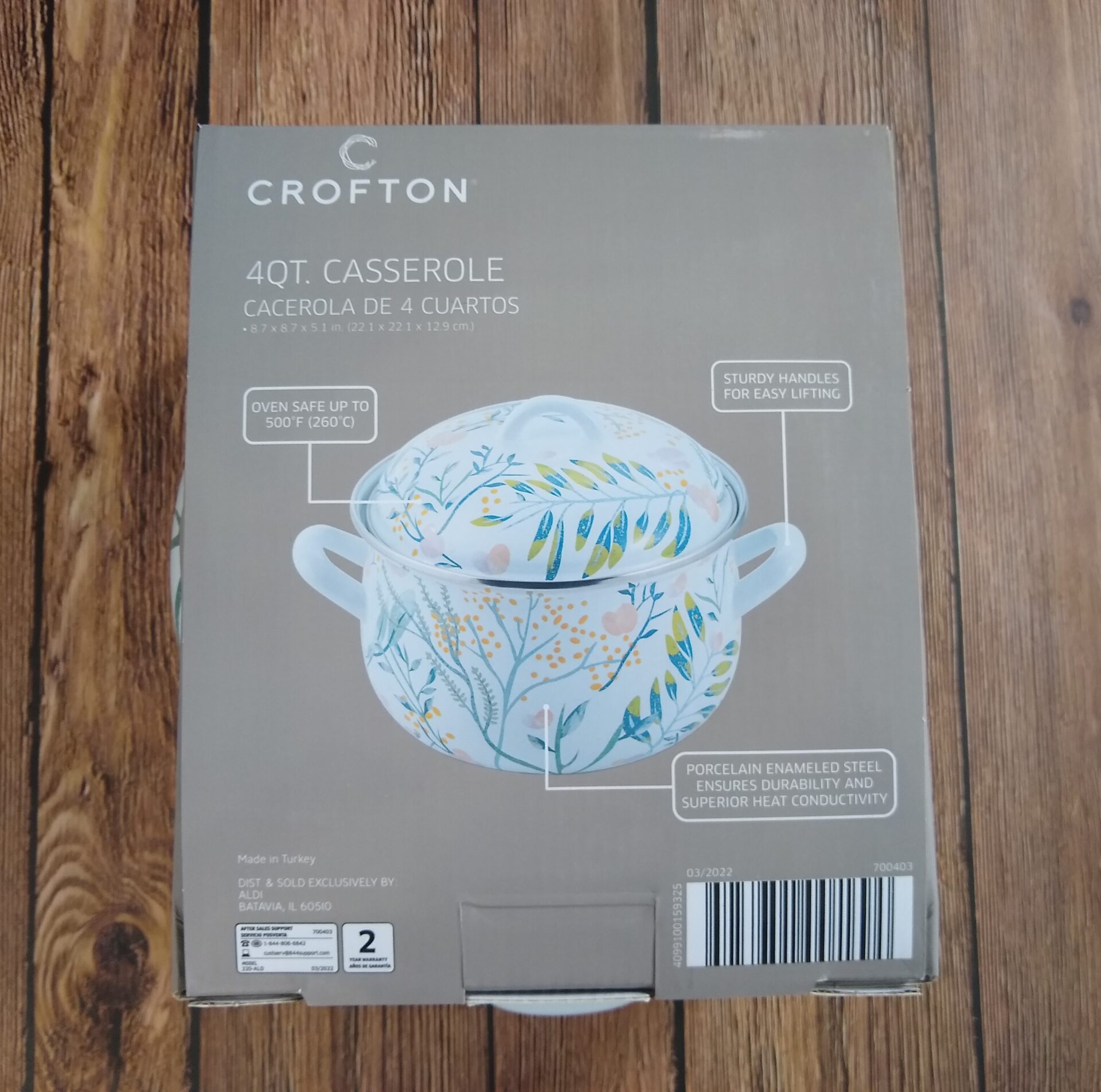 Crofton 4 Quart Casserole | Aldi Reviewer