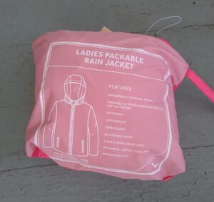 Crane Packable Rain Jacket | Aldi Reviewer