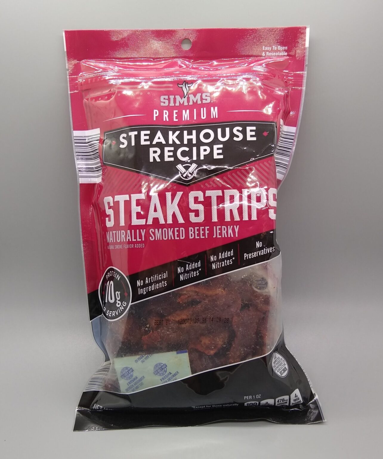 Simms Premium Steakhouse Recipe Steak Strips Naturally Smoked Beef Simms Premium Steakhouse Recipe Steak Strips Naturally Smoked Beef