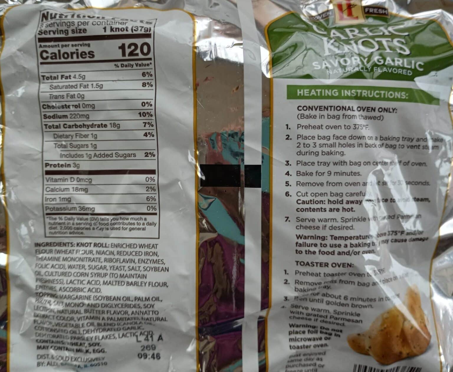 L'Oven Fresh Garlic Knots | Aldi Reviewer