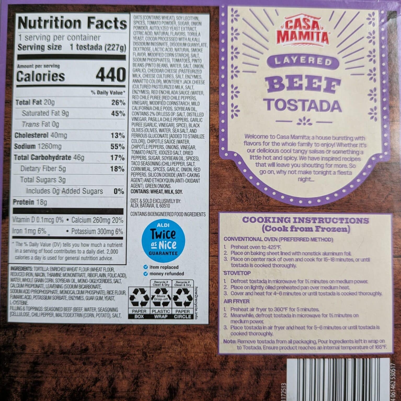 Casa Mamita Tostada | Aldi Reviewer