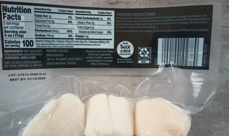 Specially Selected Premium Jumbo Scallops | Aldi Reviewer