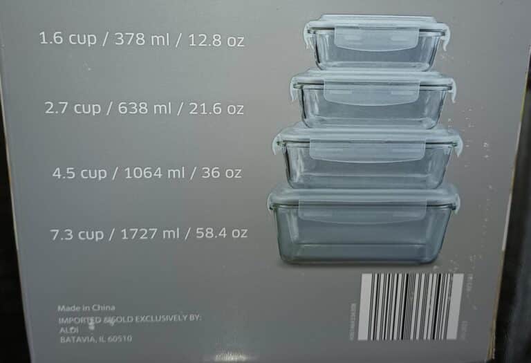 Crofton Glass Bowls with Snapping Lids | Aldi Reviewer