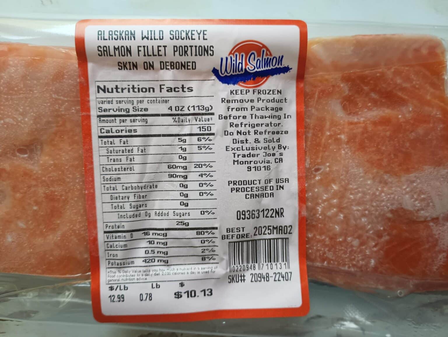 Trader Joe's Salmon Rub Seasoning Blend + Alaskan Wild Sockeye Salmon ...