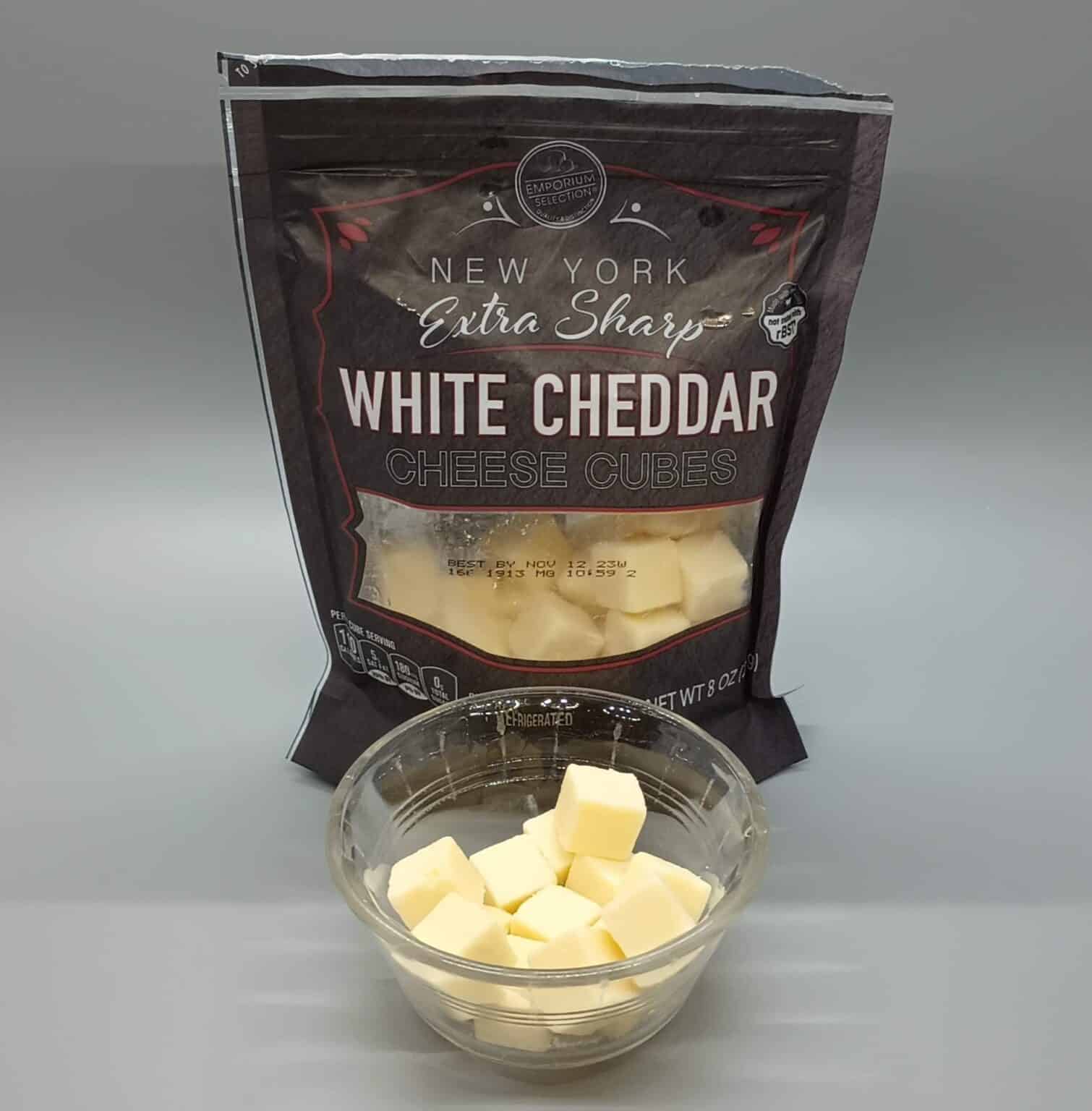 Emporium Selection Cheese Cubes: New York Extra Sharp White Cheddar ...