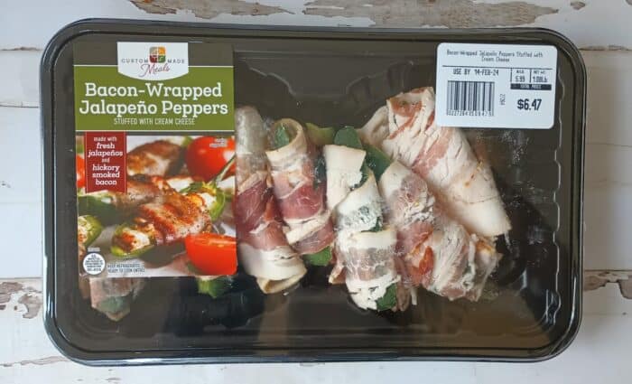 Custom Made Meals Bacon-Wrapped Jalapeño Poppers | Aldi Reviewer