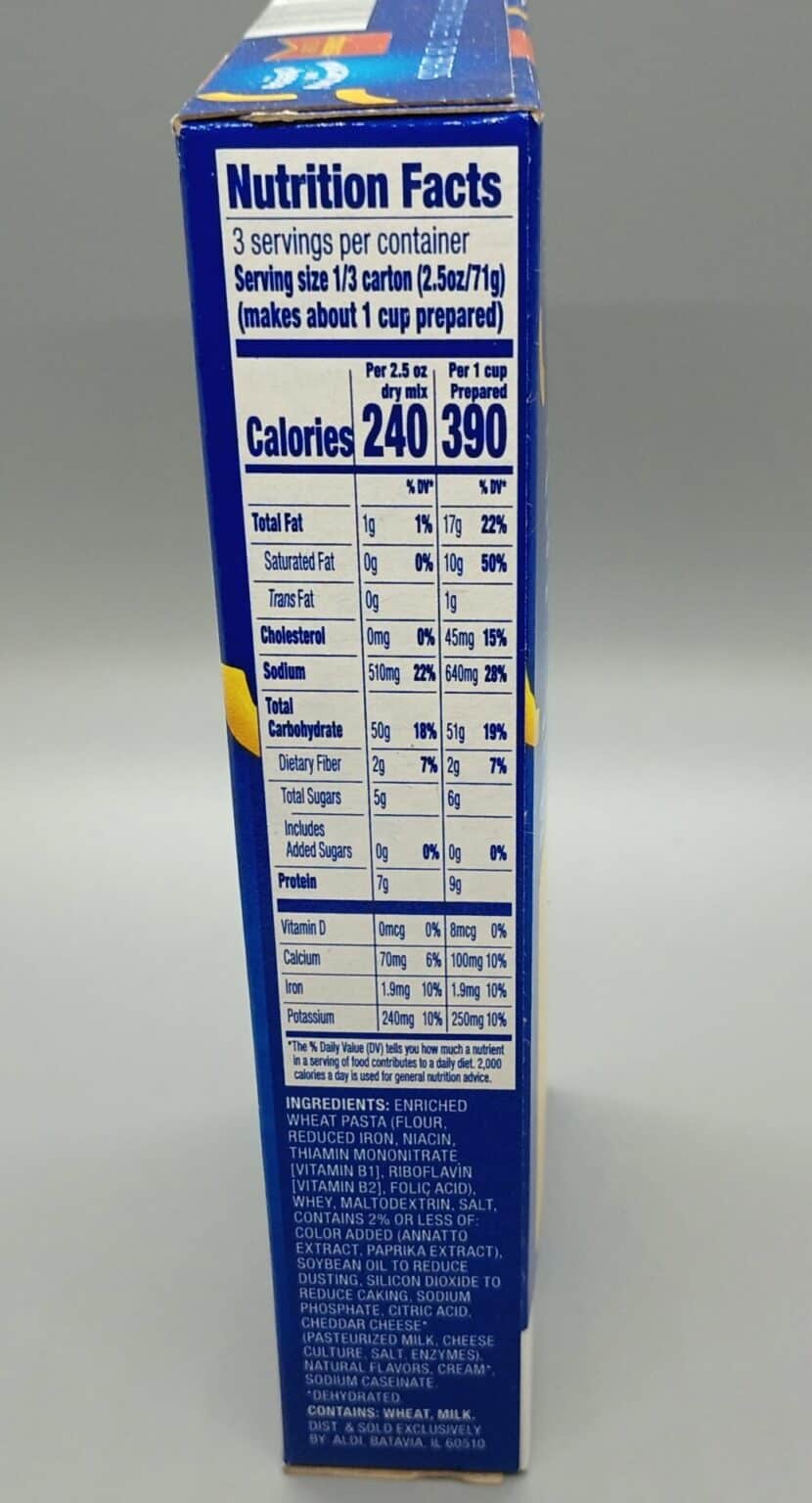 Cheese Club Macaroni and Cheese Dinner | Aldi Reviewer