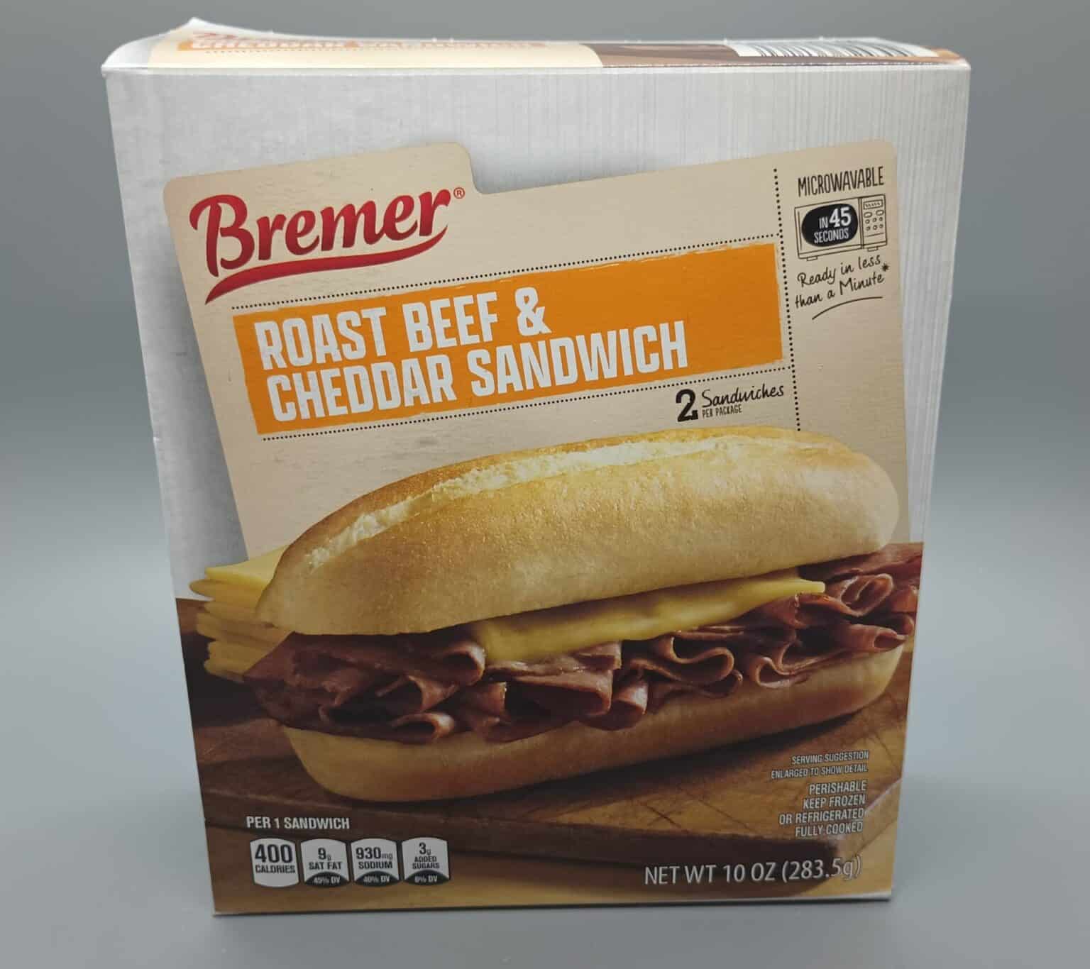 Bremer Roast Beef and Cheddar Sandwich | Aldi Reviewer