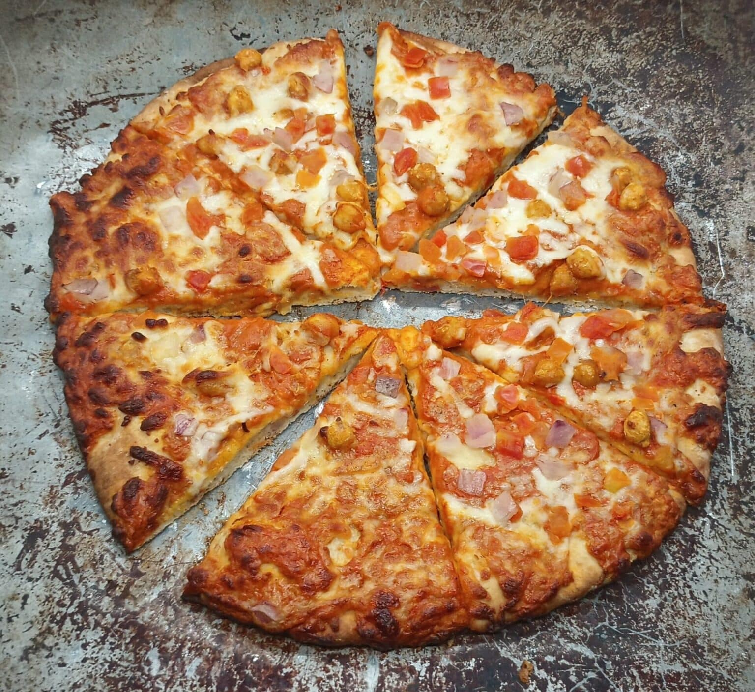 Mama Cozzi's Indian Style Butter Flavor Chickpea Pizza | Aldi Reviewer