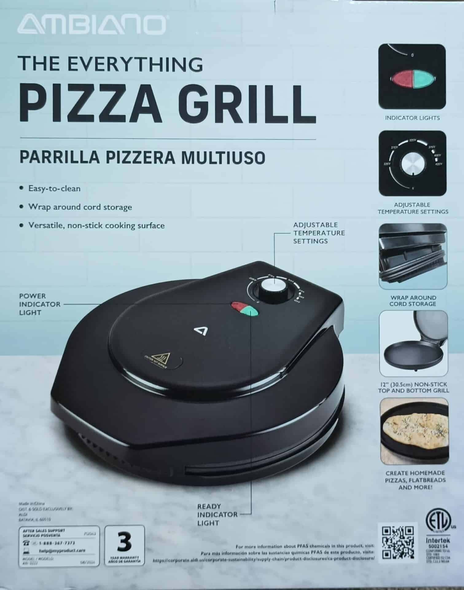 Ambiano The Everything Pizza Grill | Aldi Reviewer