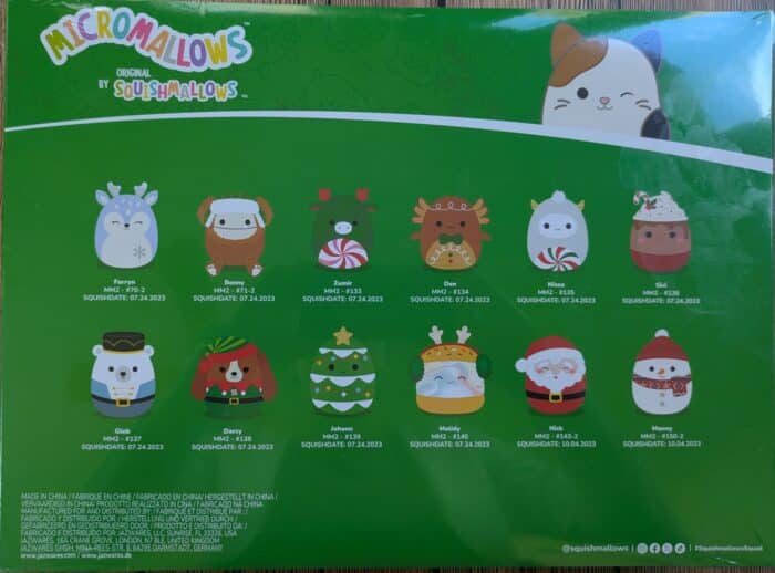 Squishmallows Micromallows 12-Day Advent Calendar | Aldi Reviewer