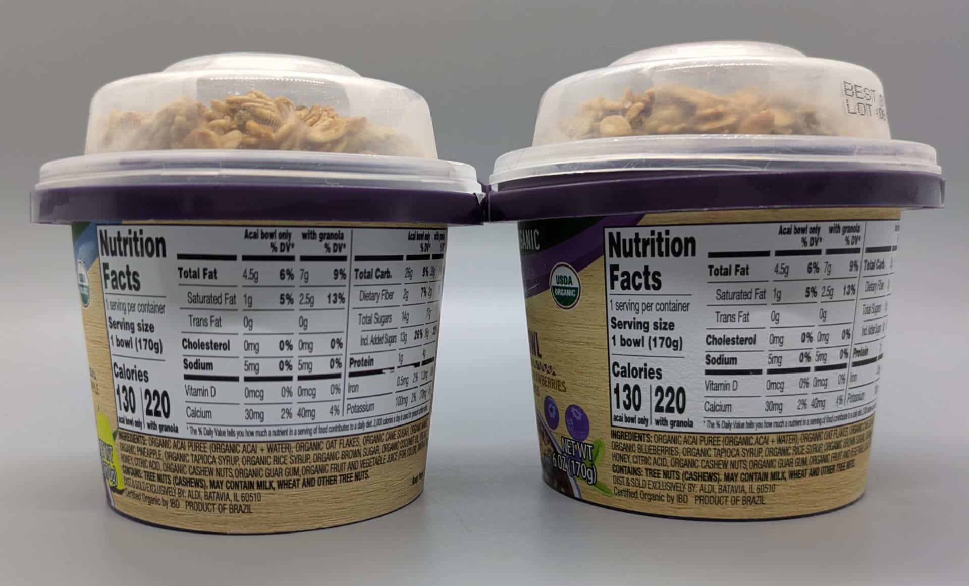 Simply Nature Acai Bowls | Aldi Reviewer