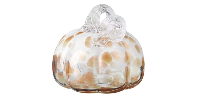 Decorate for Fall with Aldi KIRKTON HOUSE Glass Pumpkins | Aldi Reviewer