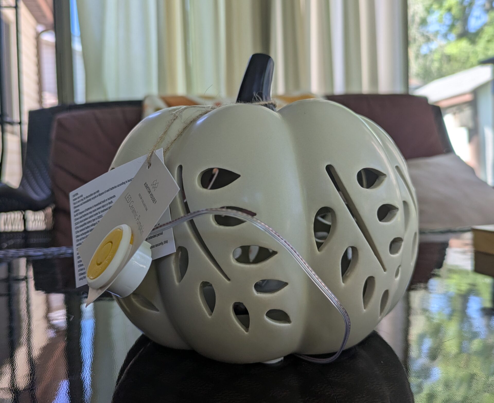 KIRKTON HOUSE LED Ceramic Pumpkins | Aldi Reviewer