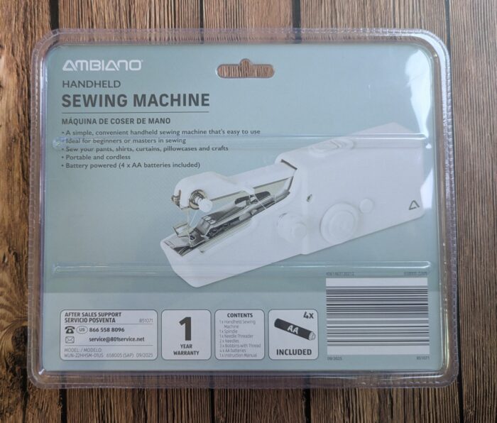 Ambiano Handheld Sewing Machine | Aldi Reviewer