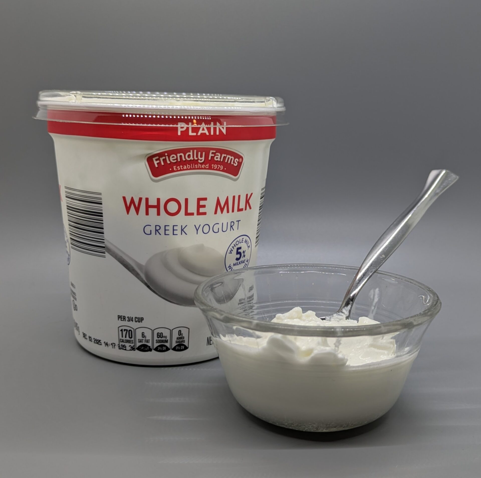 Friendly Farms Whole Milk Greek Yogurt | Aldi Reviewer