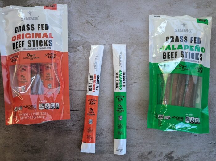 Simms Grass Fed Beef Sticks | Aldi Reviewer