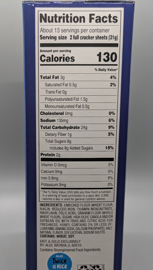 Benton's Graham Crackers | Aldi Reviewer
