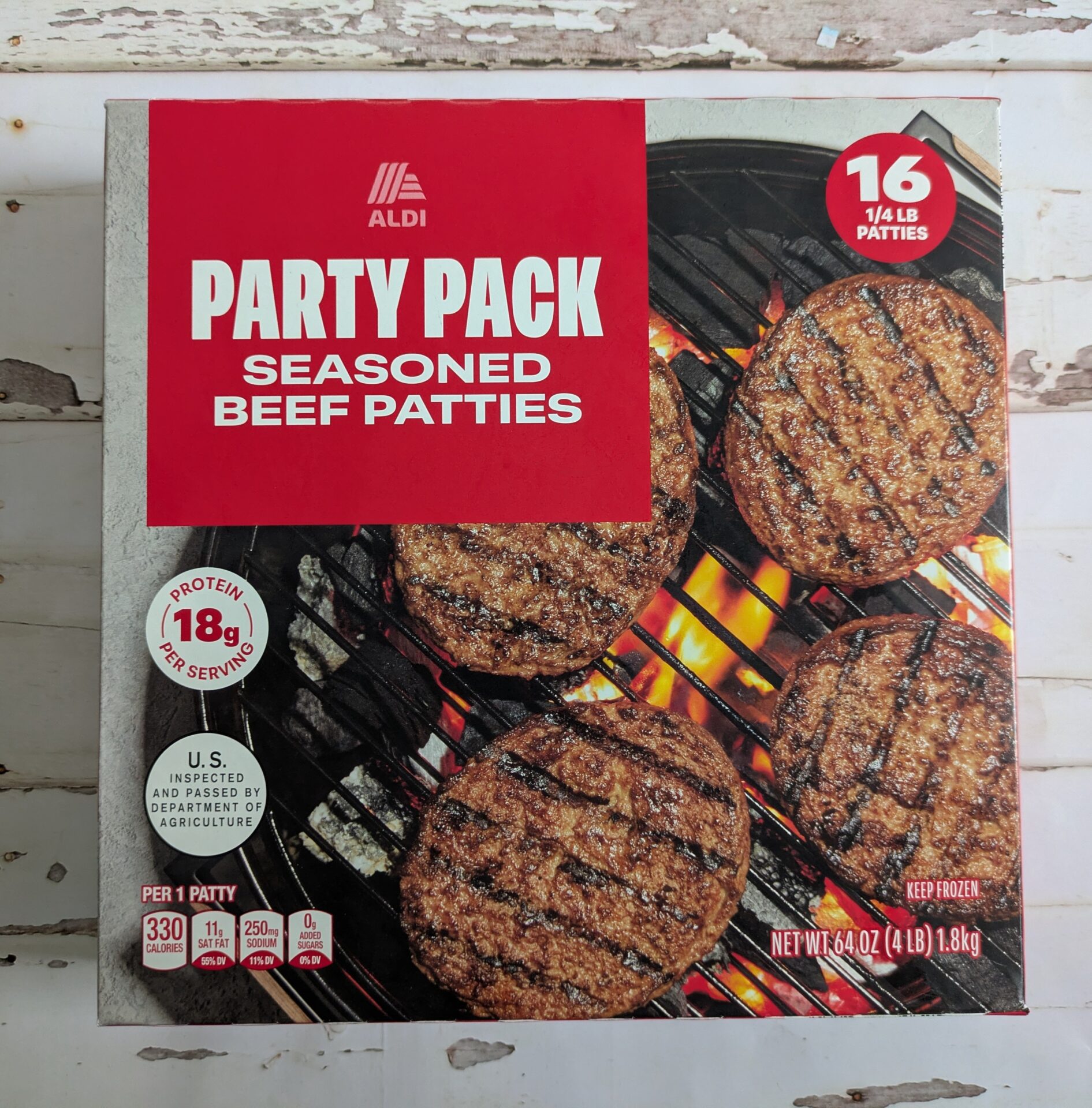 Aldi Party Pack Seasoned Beef Patties | Aldi Reviewer